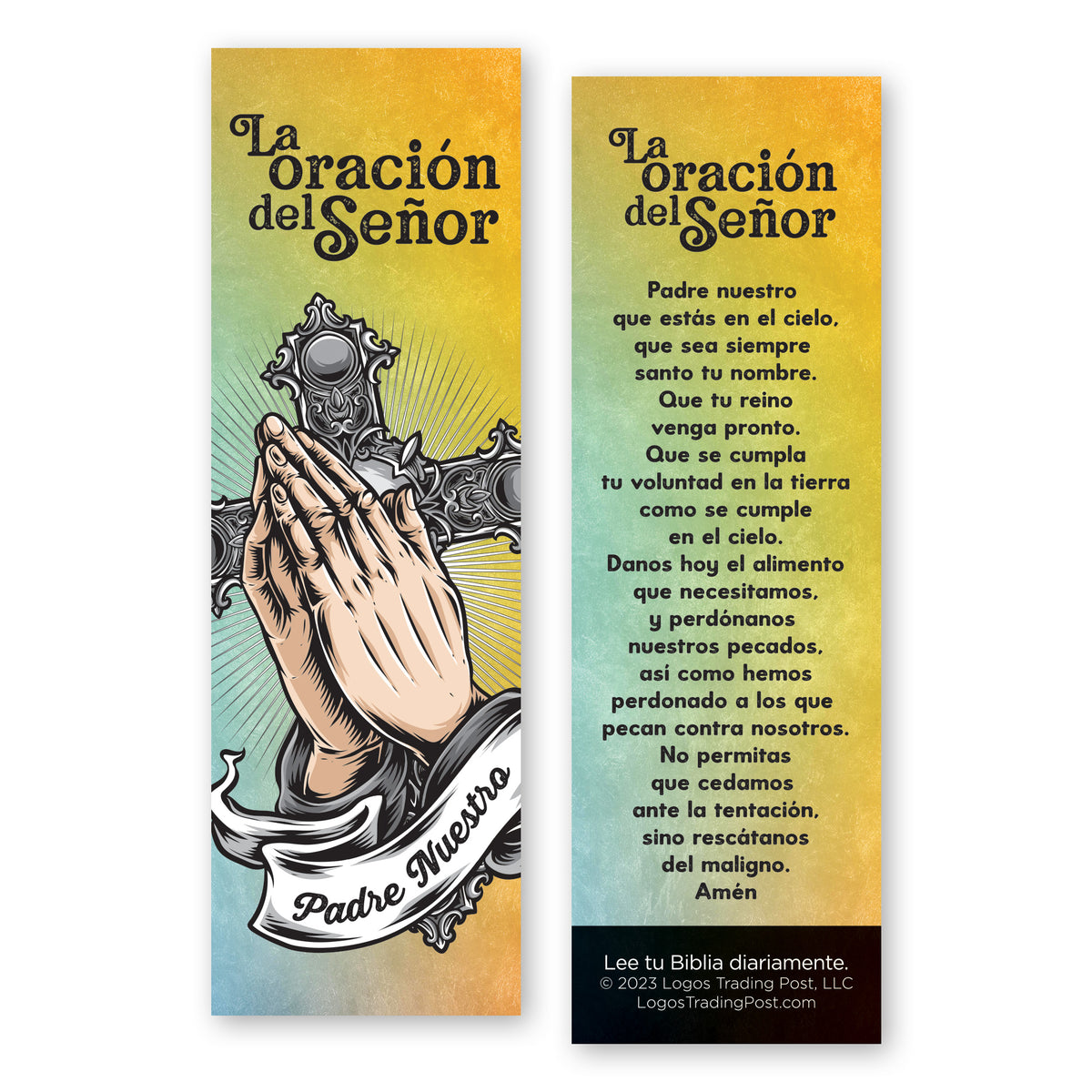 Spanish Bookmark, The Lord's Prayer Our Father, Pack of 25 – Logos ...