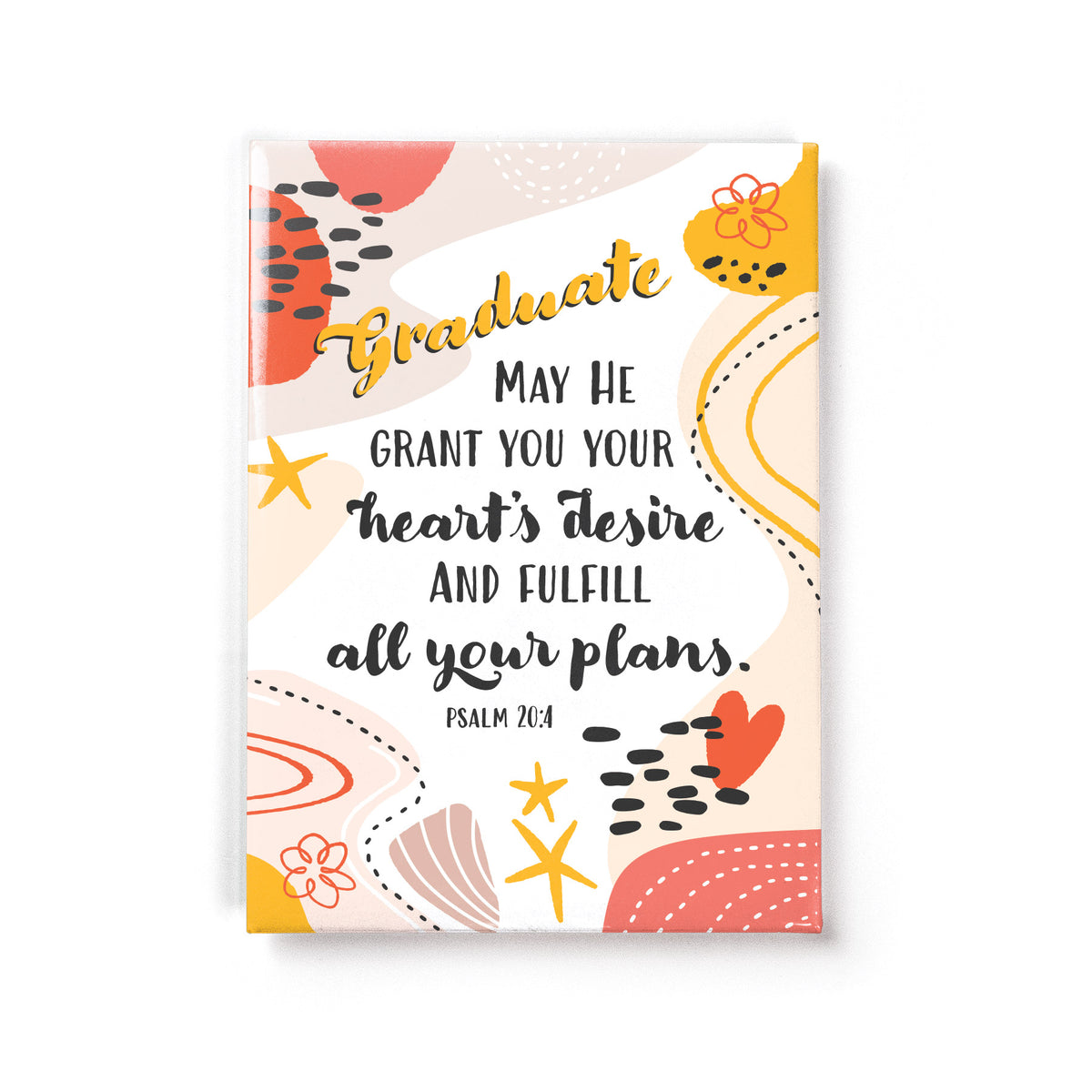 Graduation Female - Psalm 20:4 - Fridge Scripture Magnet – Logos ...