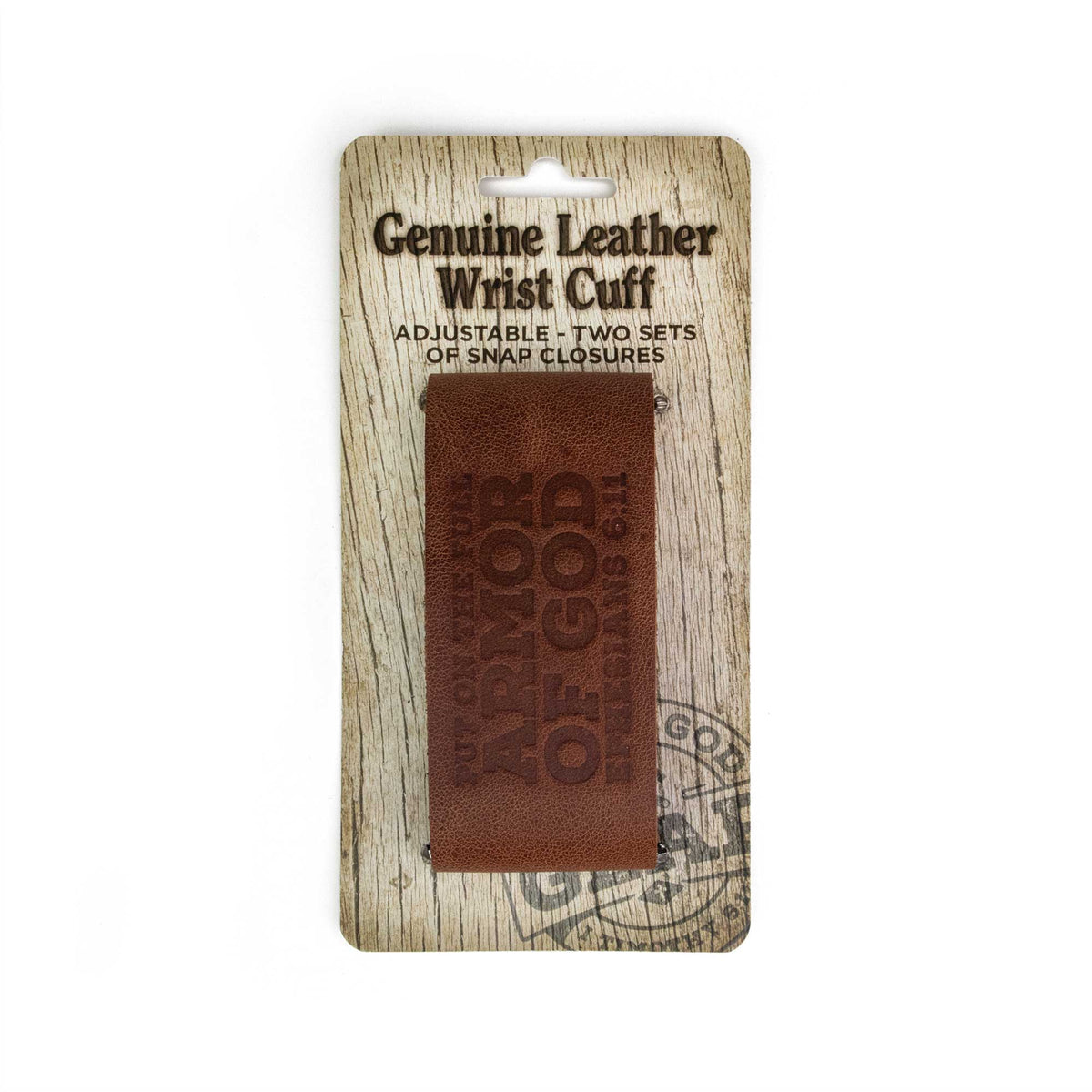 Leather Wrist Cuff – Armor of God, Ephesians 6:11 – Logos Trading Post ...
