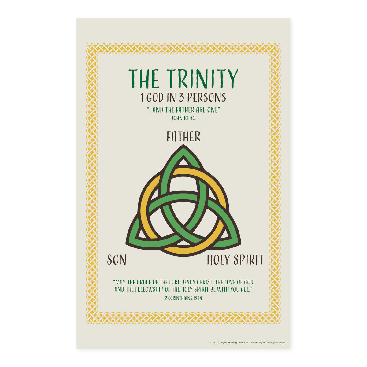 Children's Poster Prints – The Trinity – Logos Trading Post Wholesale