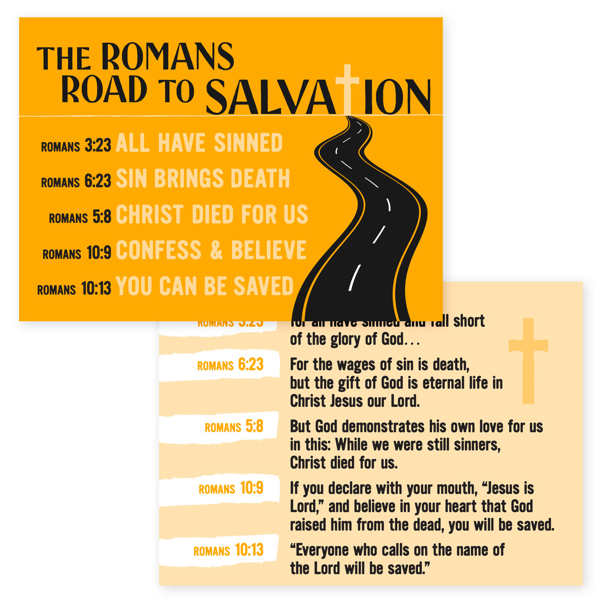Romans Road to Salvation, Salvation Scripture Cards, Pack of 40 – Logos ...
