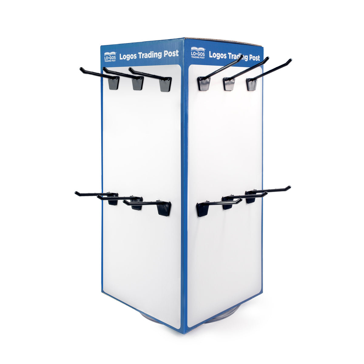 4-Sided Cardboard Rotating Countertop Display – Logos Trading Post ...