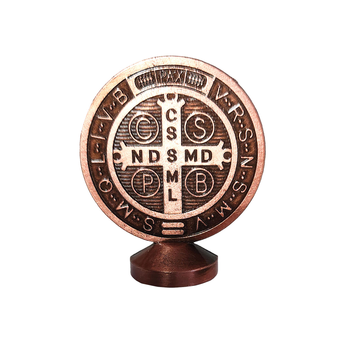 Saint Benedict Desk Medallion – Copper – Logos Trading Post Wholesale