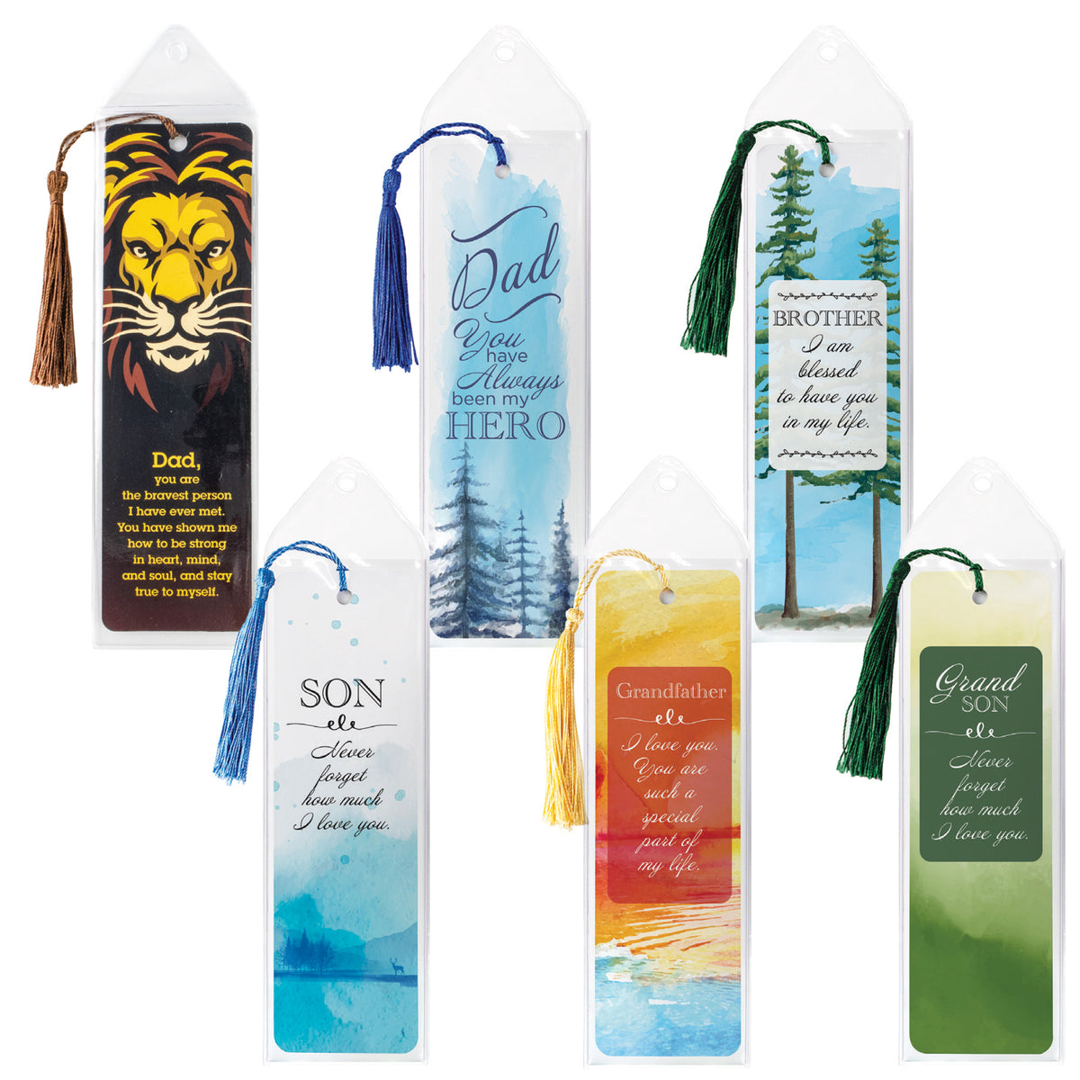 Panel Display - Tasseled Bookmarks - Men – Logos Trading Post Wholesale