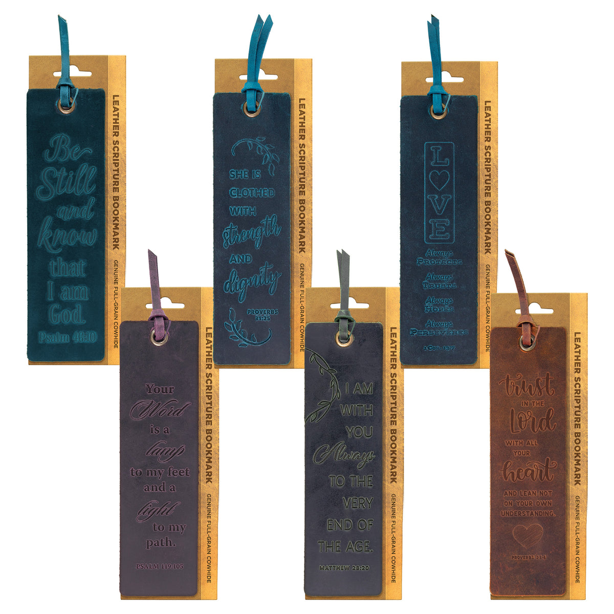 Panel Display - Leather Bookmarks – Logos Trading Post Wholesale