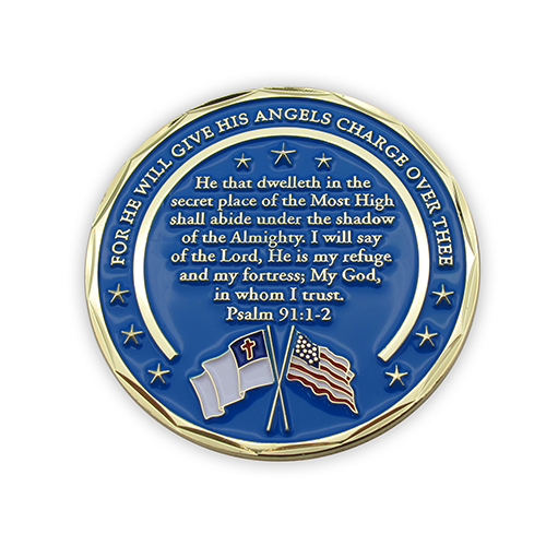 Medical Doctor Coin Psalm 91 Challenge Coin| Christian Challenge Coins ...