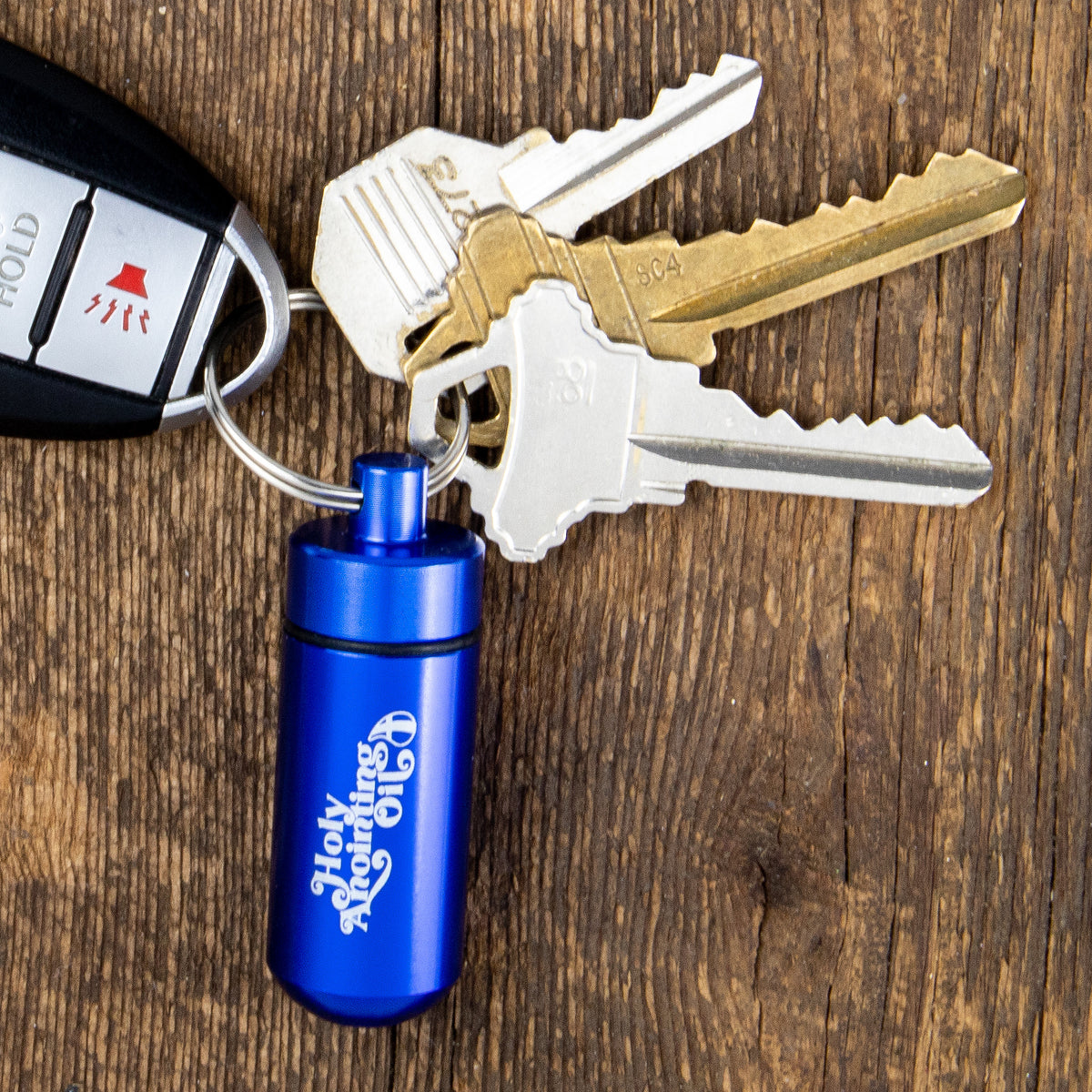 Anointing Oil Keychain - Blue – Logos Trading Post Wholesale